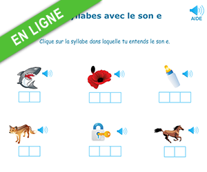 Son e - Apprendre à lire
