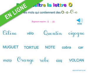 Son o - Apprendre à lire